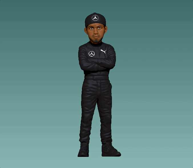 STL-Datei Lewis Hamilton Figur 🗿 ・3D-druckbares Design zum ...