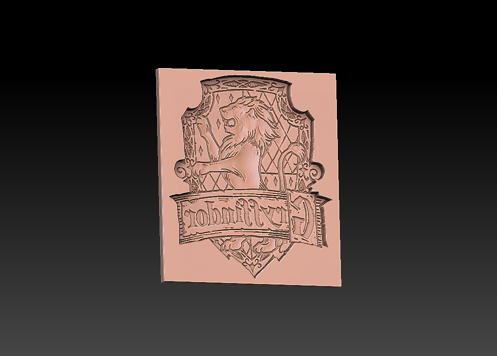 STL file MOLD OF Gryffindor PLAQUE FOR CASTING 👾 ・3D print object to ...