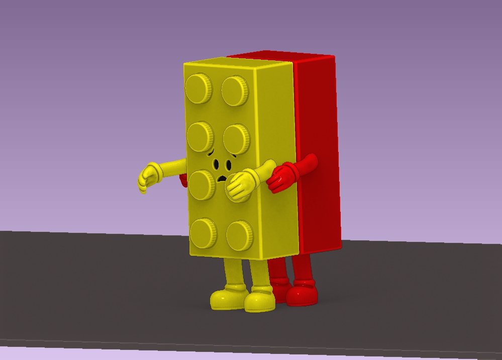 STL file Let Go Lego Characters 🧱 ・Template to download and 3D print・Cults