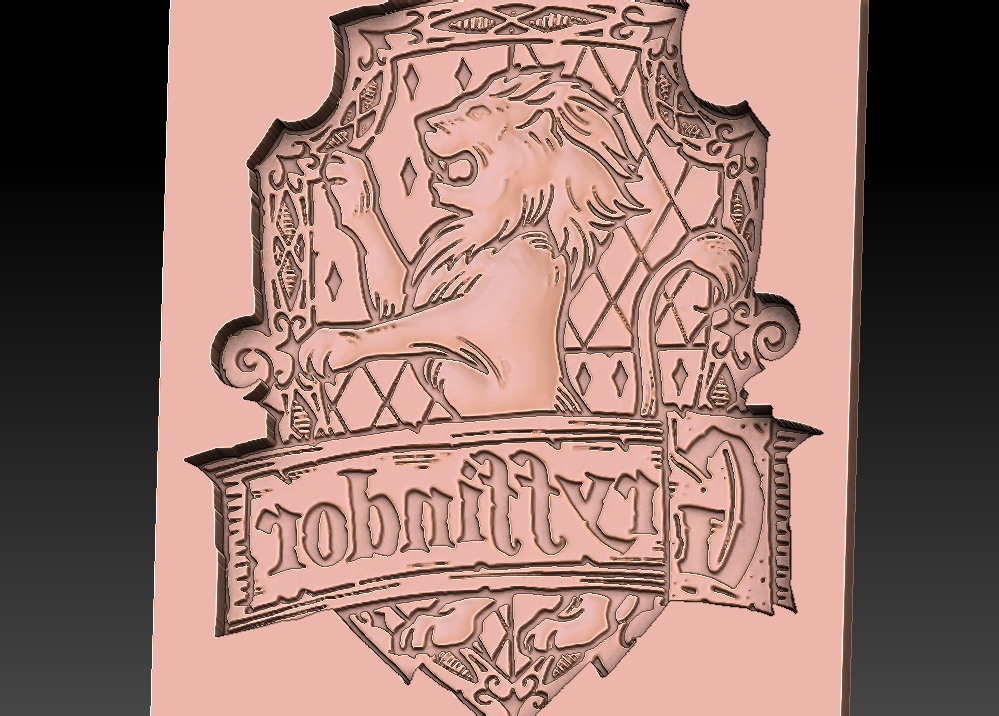 STL file MOLD OF Gryffindor PLAQUE FOR CASTING 👾 ・3D print object to ...