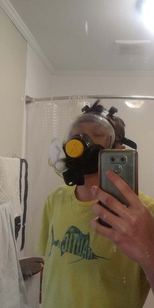 👽 Gas Mask VPU Cover. MSA compatible・Free STL File for ・Cults