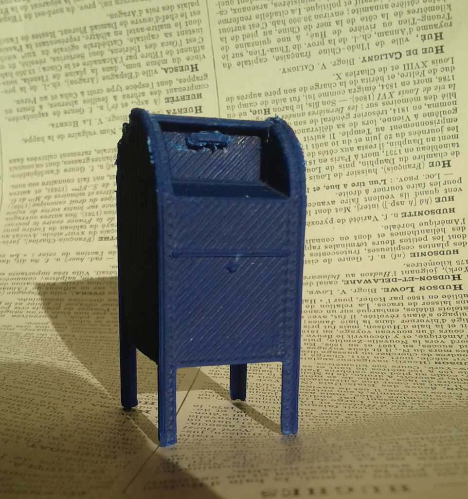 📦 Post box US Postal・Free 3D File for ・Cults