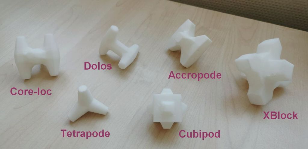 Free 3D file Cubipod - Concrete armour unit - Breakwaves 🏠 ・3D print ...