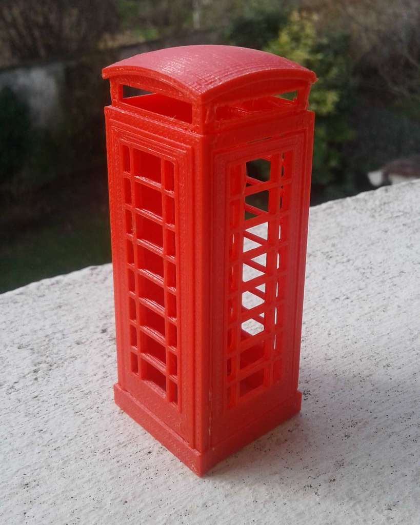 Free 3D file UK telephone box 📞 ・3D printer design to download・Cults