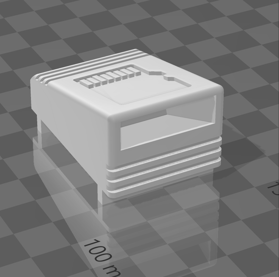 Free STL file MicroSD/SD case A1200, A500, A600 🧛 ・Object to download ...
