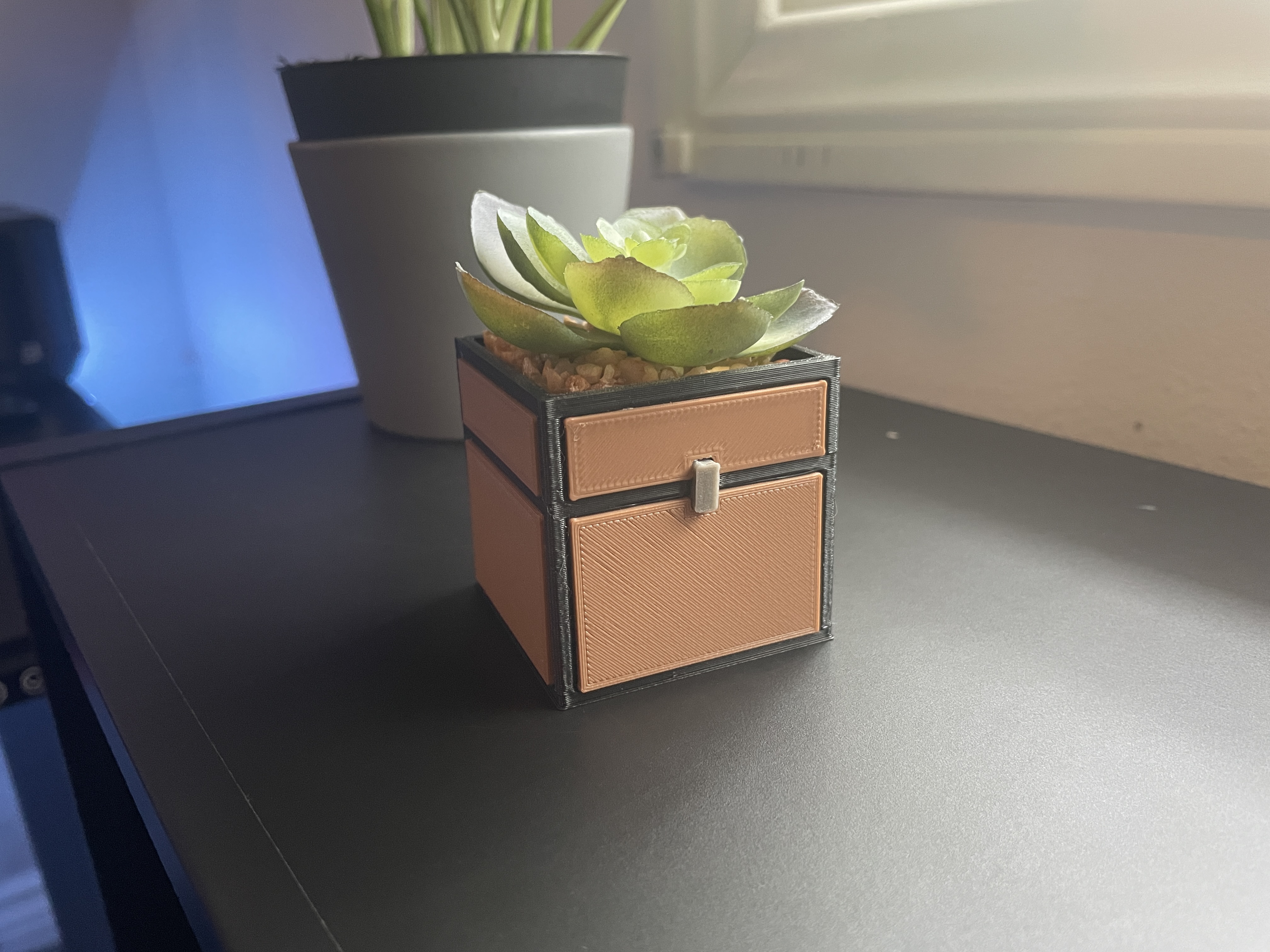 🪴 Minecraft Chest Planter・ 3D File for ・Cults