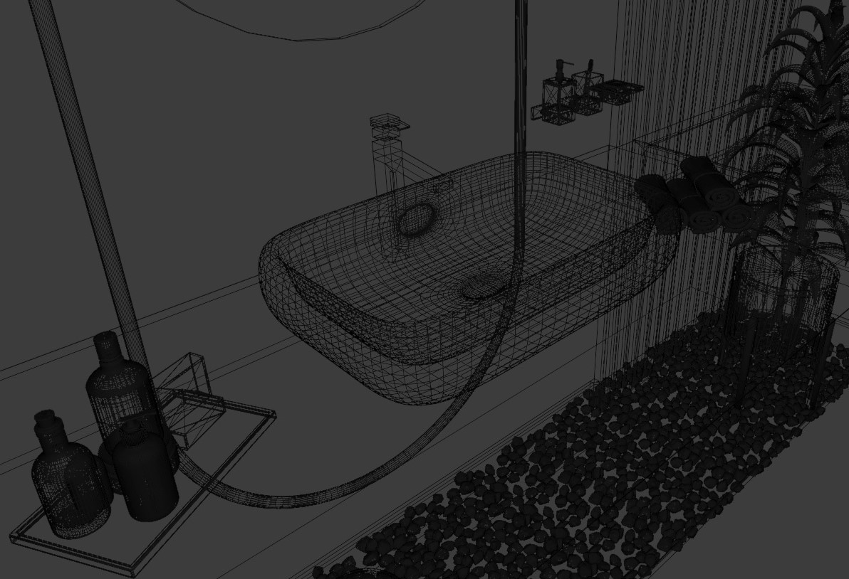 STL file Modern Bathroom 🏛️ (OBJ)・3D printing model to download・Cults