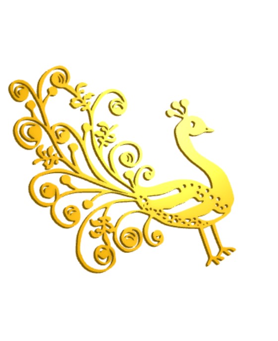 STL file Peacock wall decor 🦚 ・Model to download and 3D print・Cults