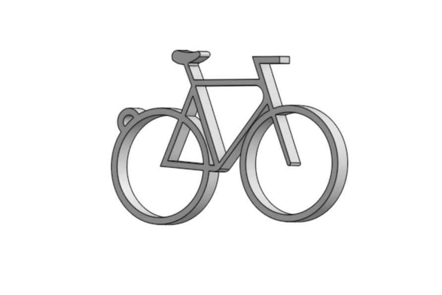 STL file Bike Keychain 🗝️ ・3D printer model to download・Cults