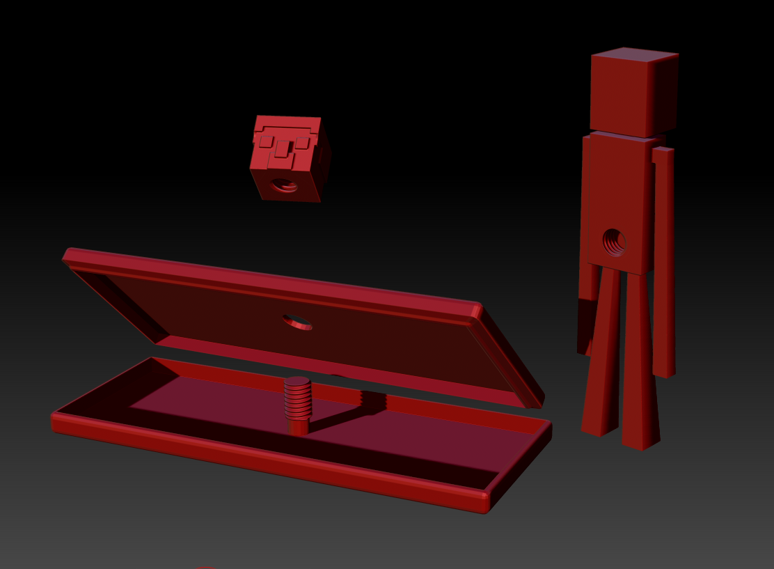 Free STL file Minecraft Pencil Case ️ ・3D printer design to download・Cults