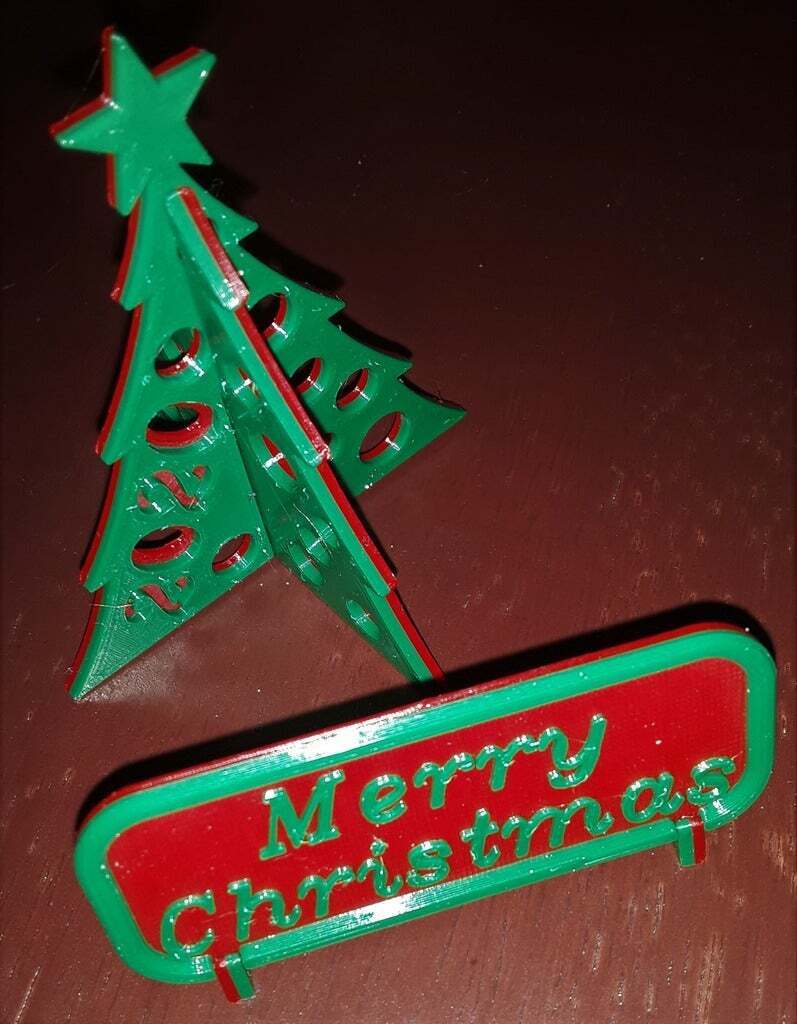 Free STL file 2020 Christmas decoration 🎄・Template to download and 3D ...