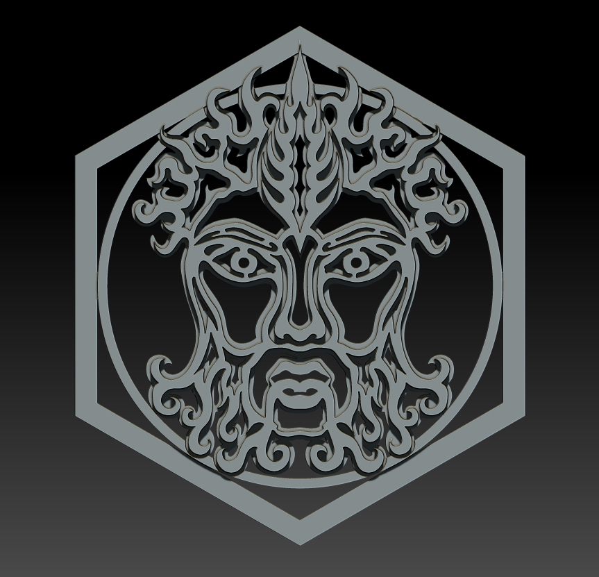 STL file Green man wall plaque 👨 ・3D printing idea to download・Cults
