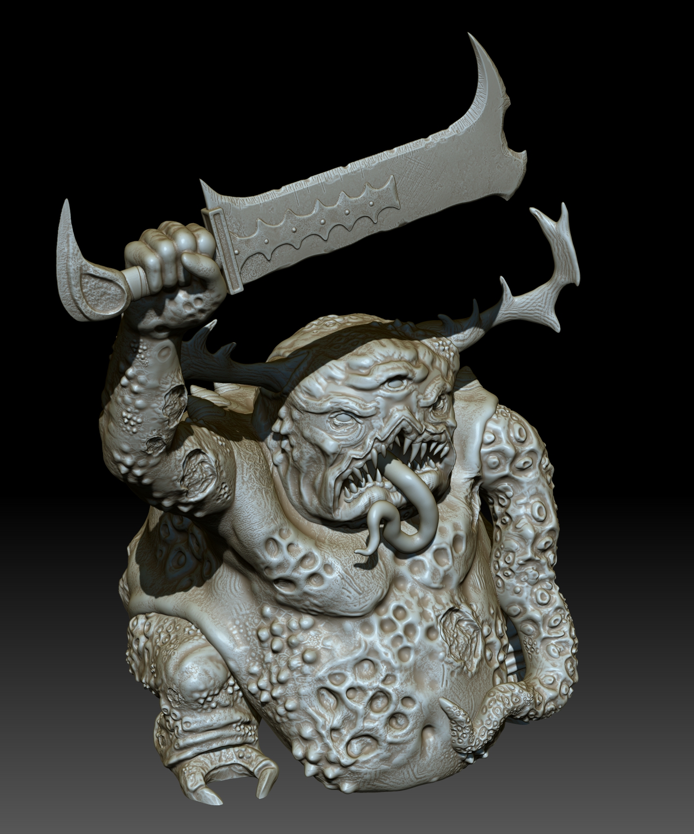 STL file Giant Rot Demon 👹 ・3D printer model to download・Cults