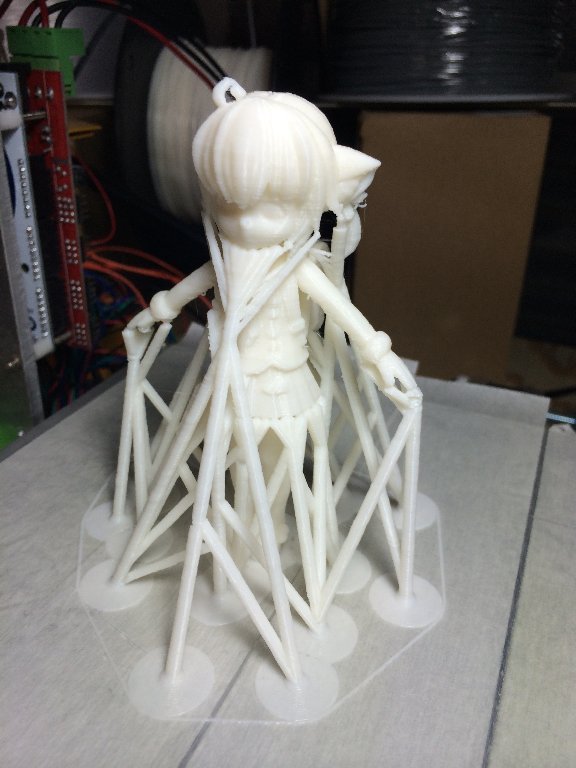 👧 foxkonko japanese charactor's figure with support・Free 3D File for ・Cults