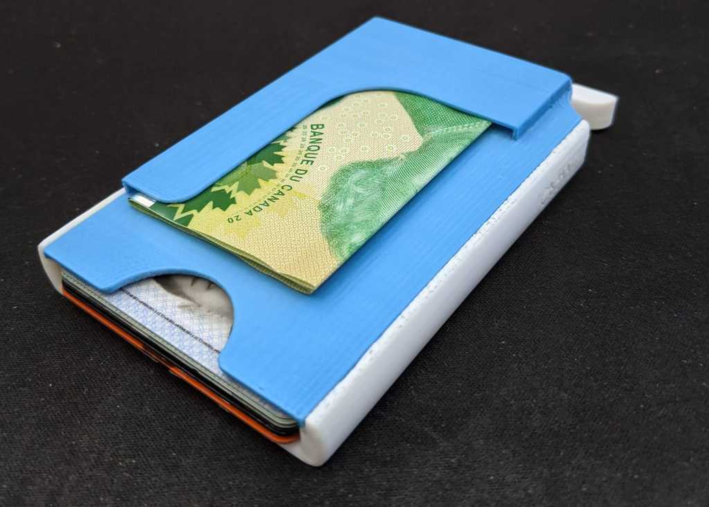 Free STL file Wallet for cards Remix with cash holder 🃏 ・Model to ...