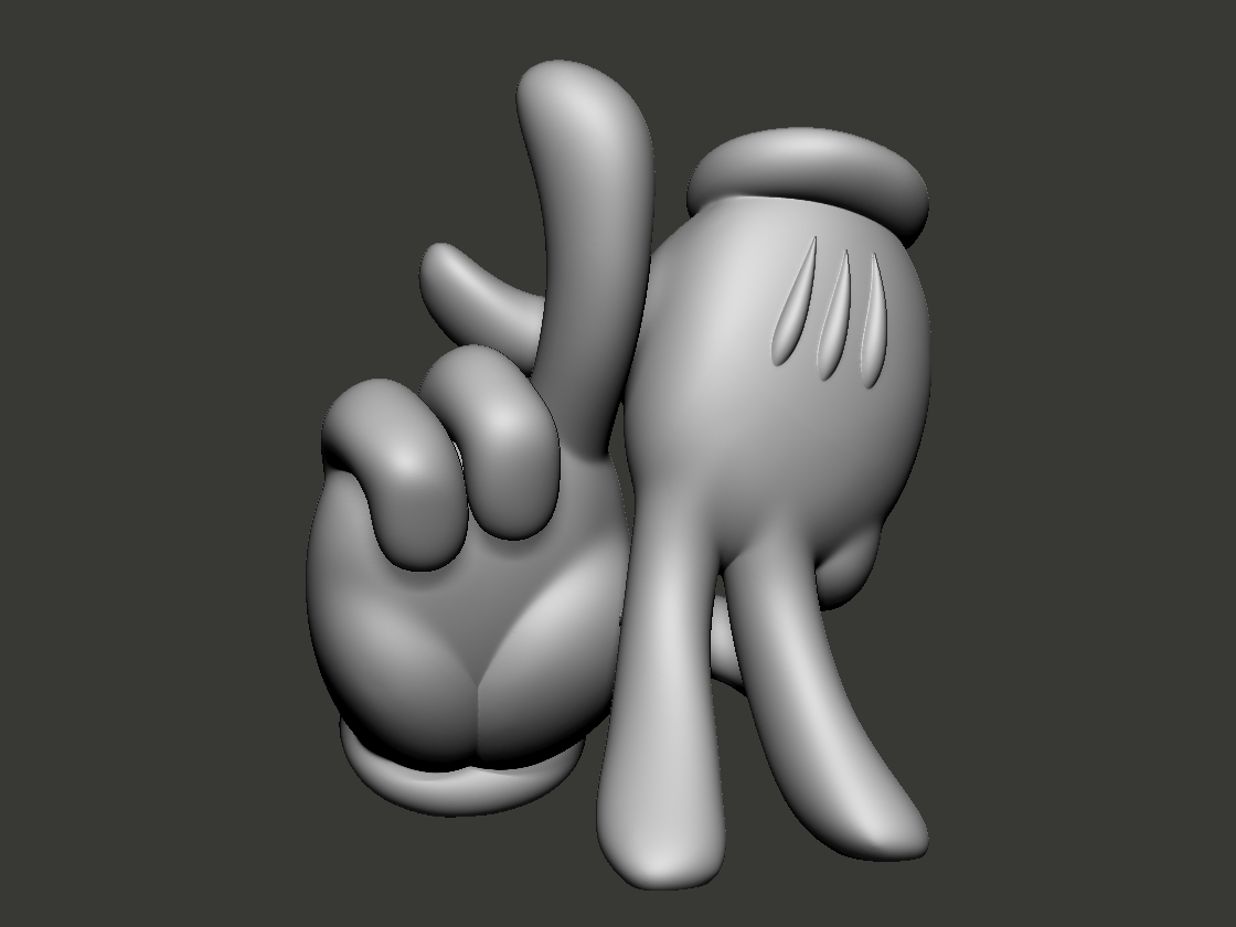 🐁 Mickey Mouse LA Hands Disney・ STL File for ・Cults