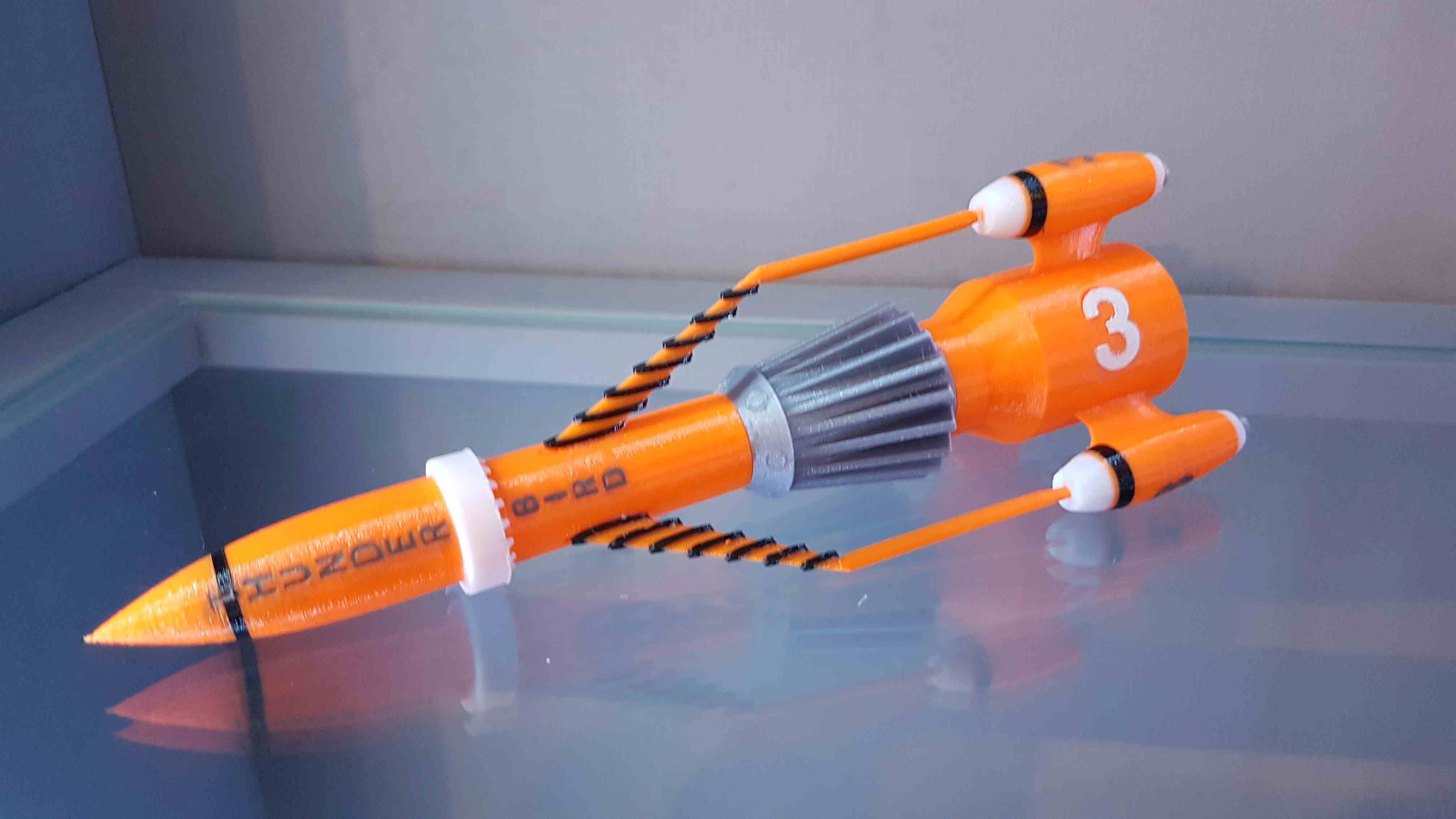 STL file Thunderbird 3 🎲 ・3D printable model to download・Cults