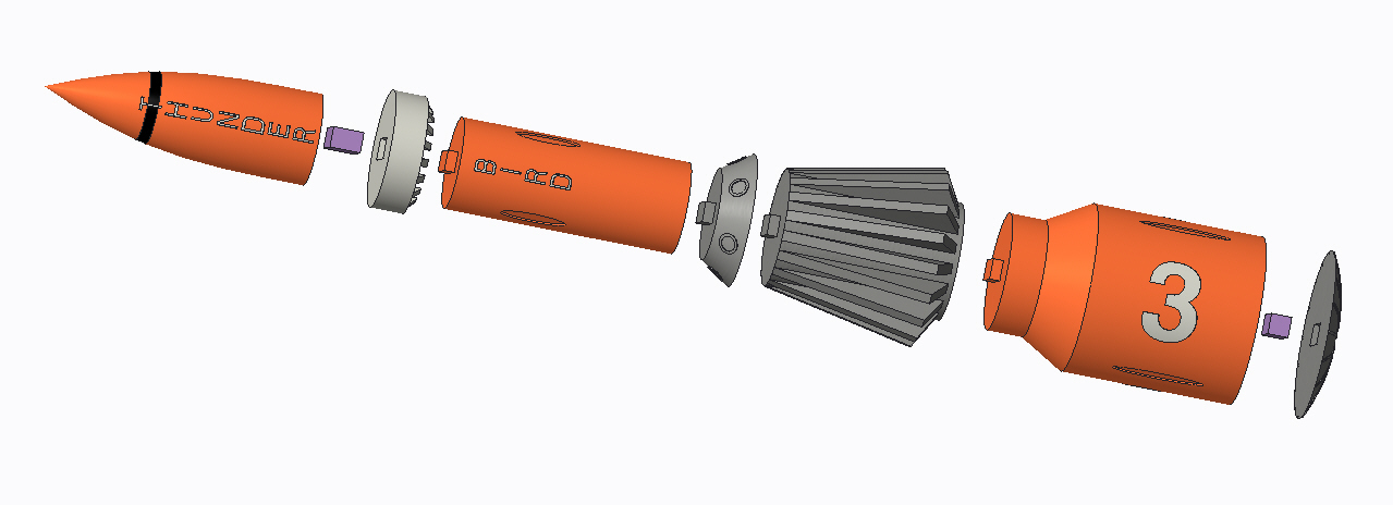 STL file Thunderbird 3 🎲 ・3D printable model to download・Cults