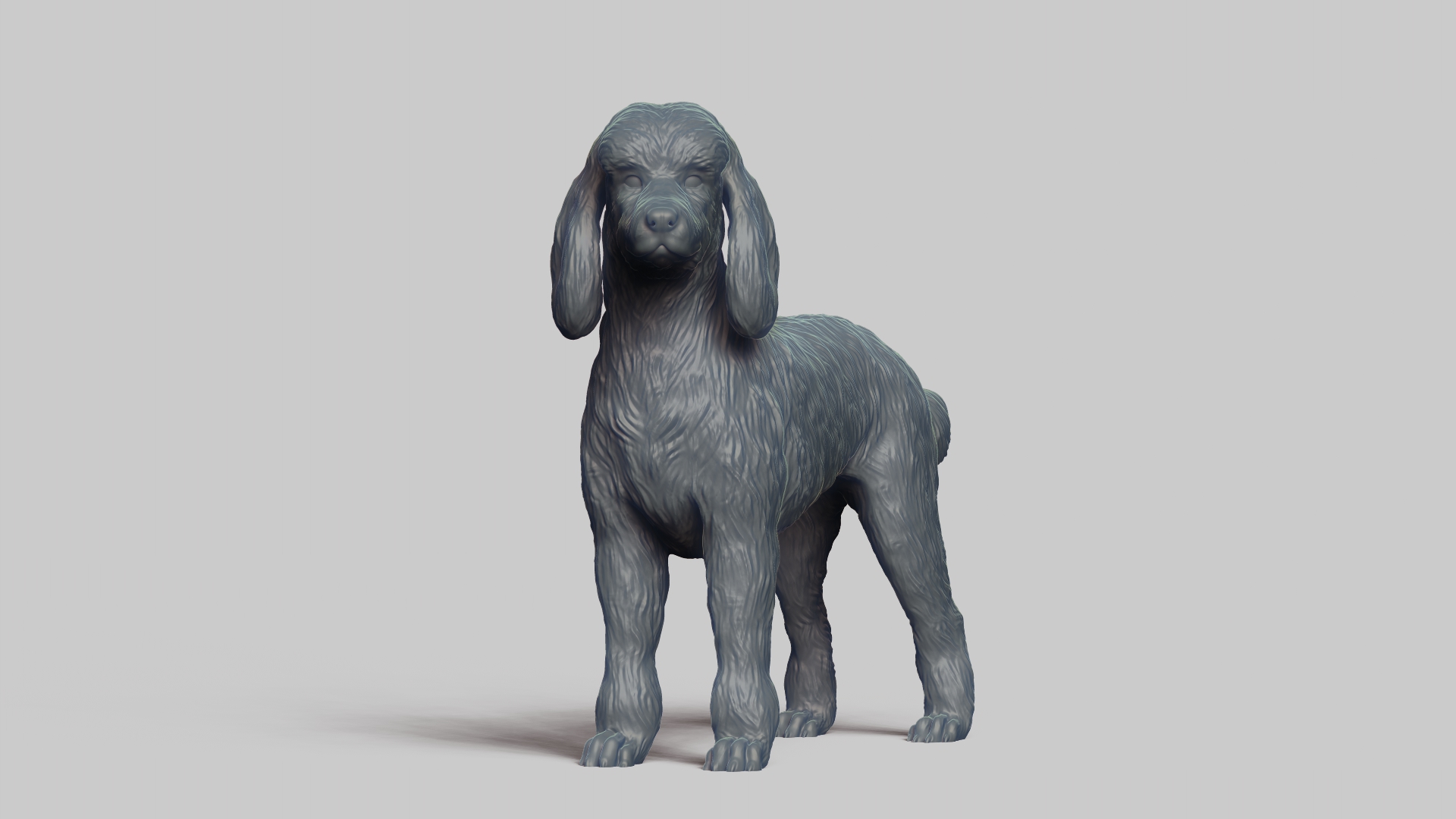 STL file Large Poodle V1 🐩 ・Design to download and 3D print・Cults