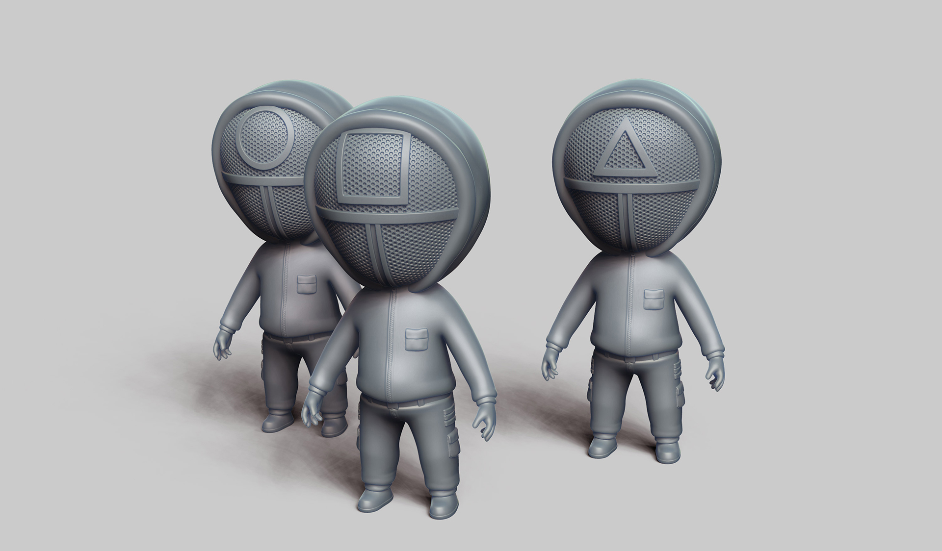 Free 3D file Squid Game 3 Pack Soldiers 🦑 ・Model to download and 3D ...