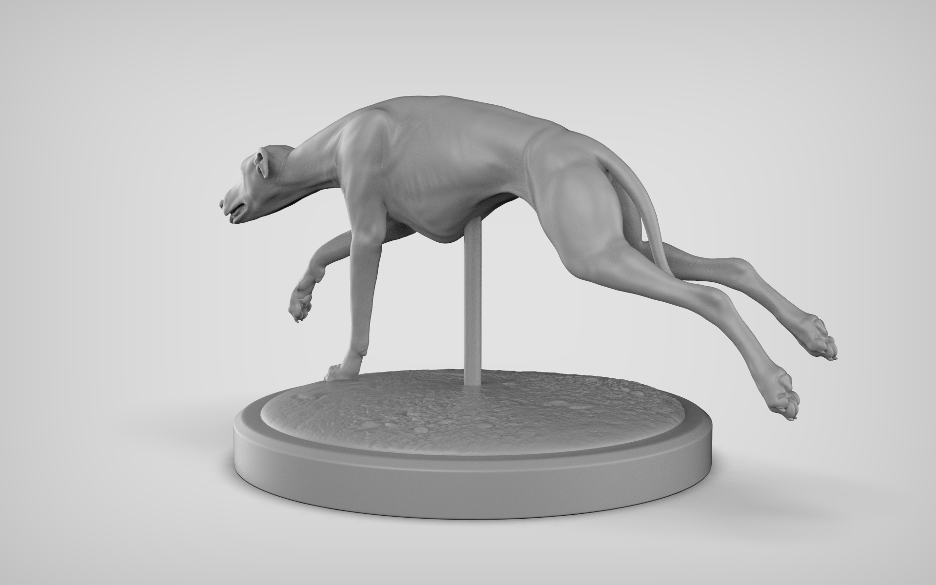 STL file Greyhound Pose 05 🐕 ・Design to download and 3D print・Cults