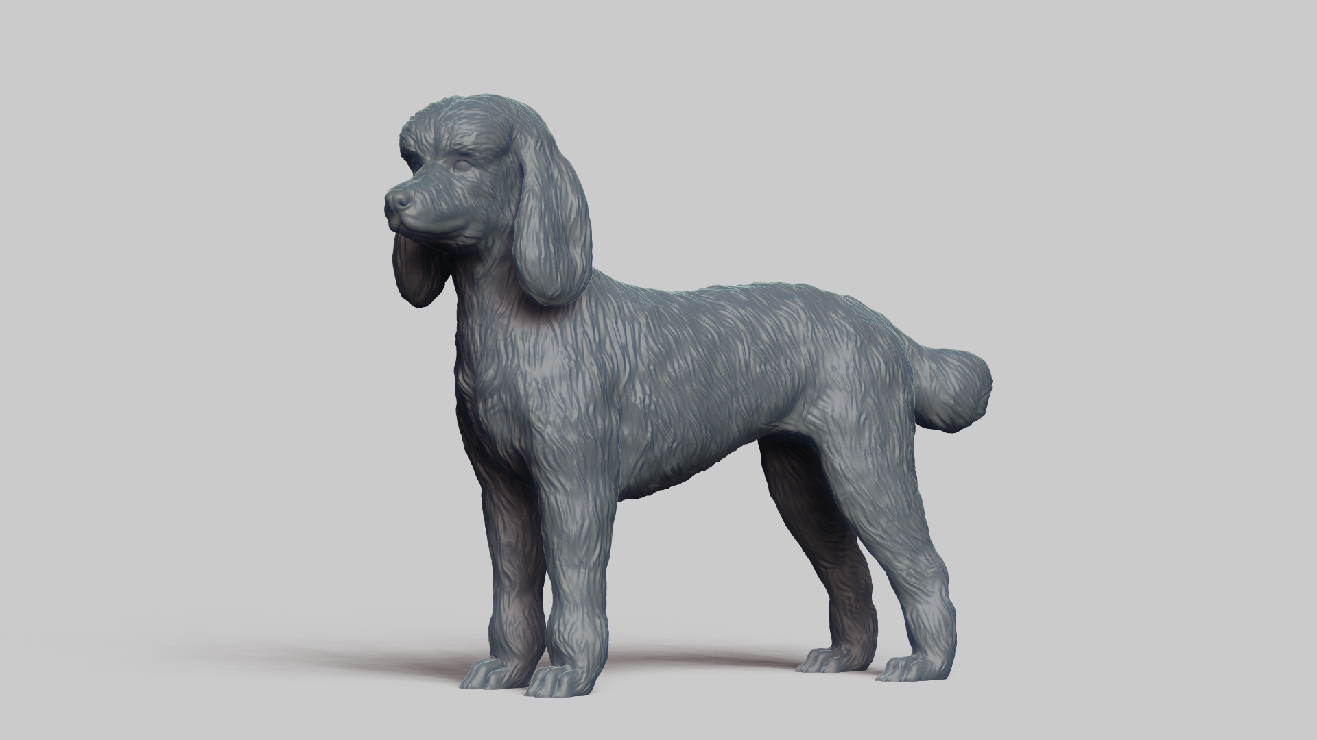 STL file Large Poodle V1 🐩 ・Design to download and 3D print・Cults