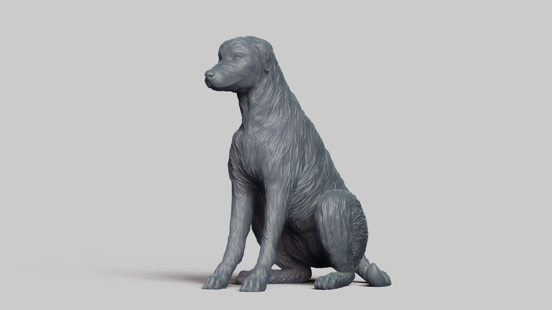 STL file Irish Wolfhound V2 🐕 ・Design to download and 3D print・Cults