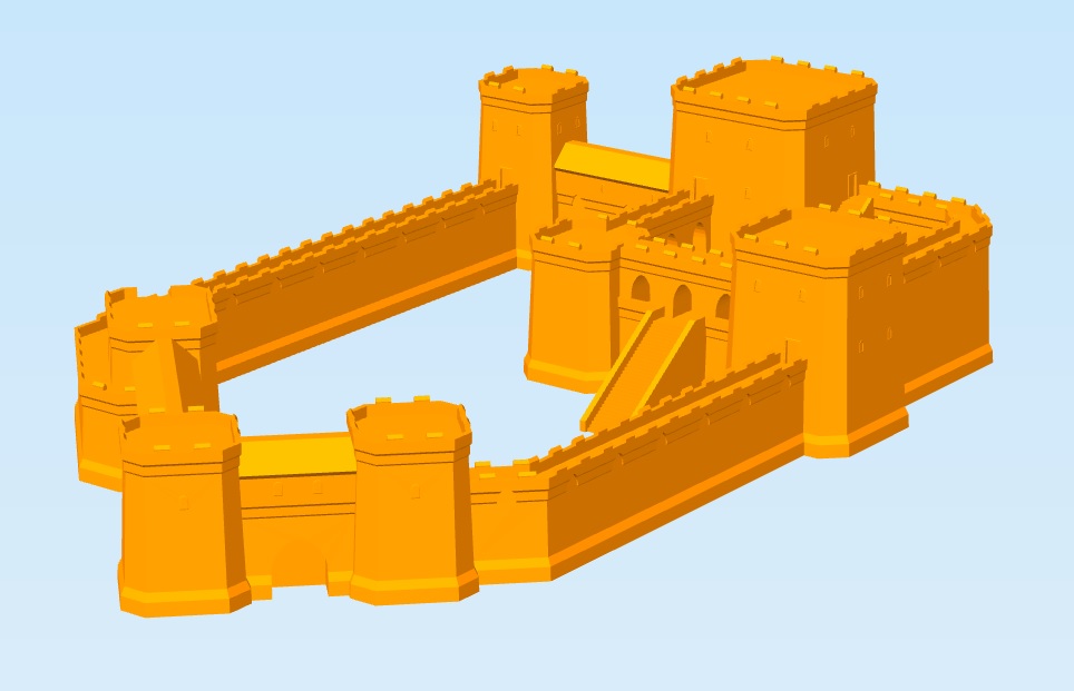 🏰 Castle.・Free STL File for ・Cults