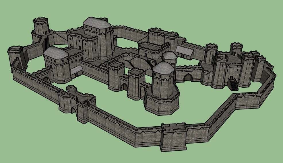 Free STL file Large Castle V1 (No Supports Needed) 🏰 ・Design to ...