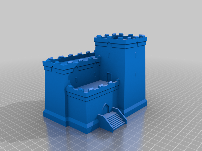 Free STL file Castle Keep V2 🏰 ・3D printing model to download・Cults