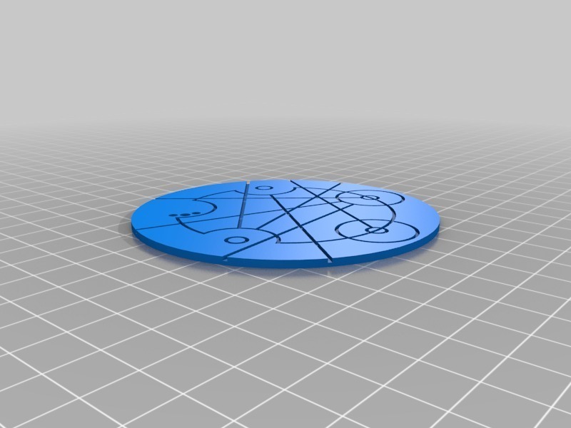 🪙 Randomized Circular Gallifreyan Coin・Free 3D File for ・Cults