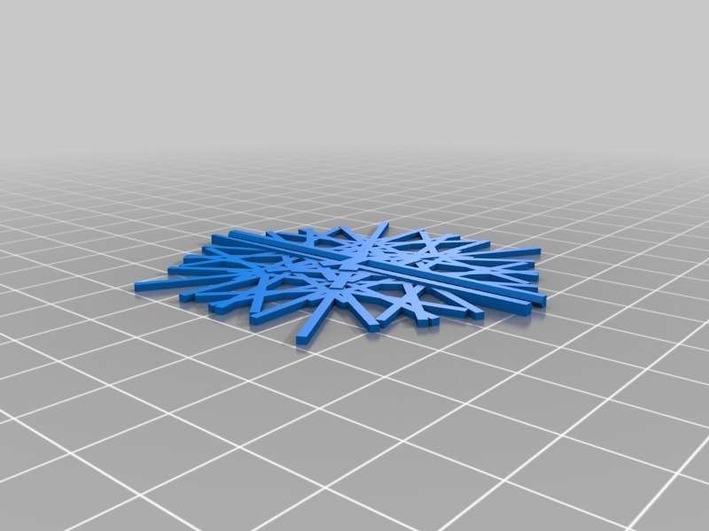 ️ Snowflake Ornament 17・Archivo 3D Gratis para ・Cults