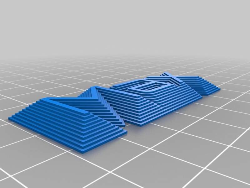 👥 Max pyramid text・Free 3D File for ・Cults