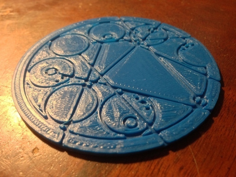 🪙 Randomized Circular Gallifreyan Coin・Free 3D File for ・Cults