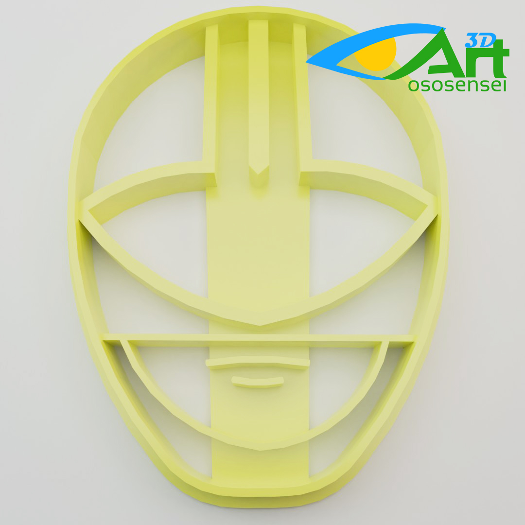 STL file Power Ranger Mask cookie cutter 🍪 ・3D printing model to ...