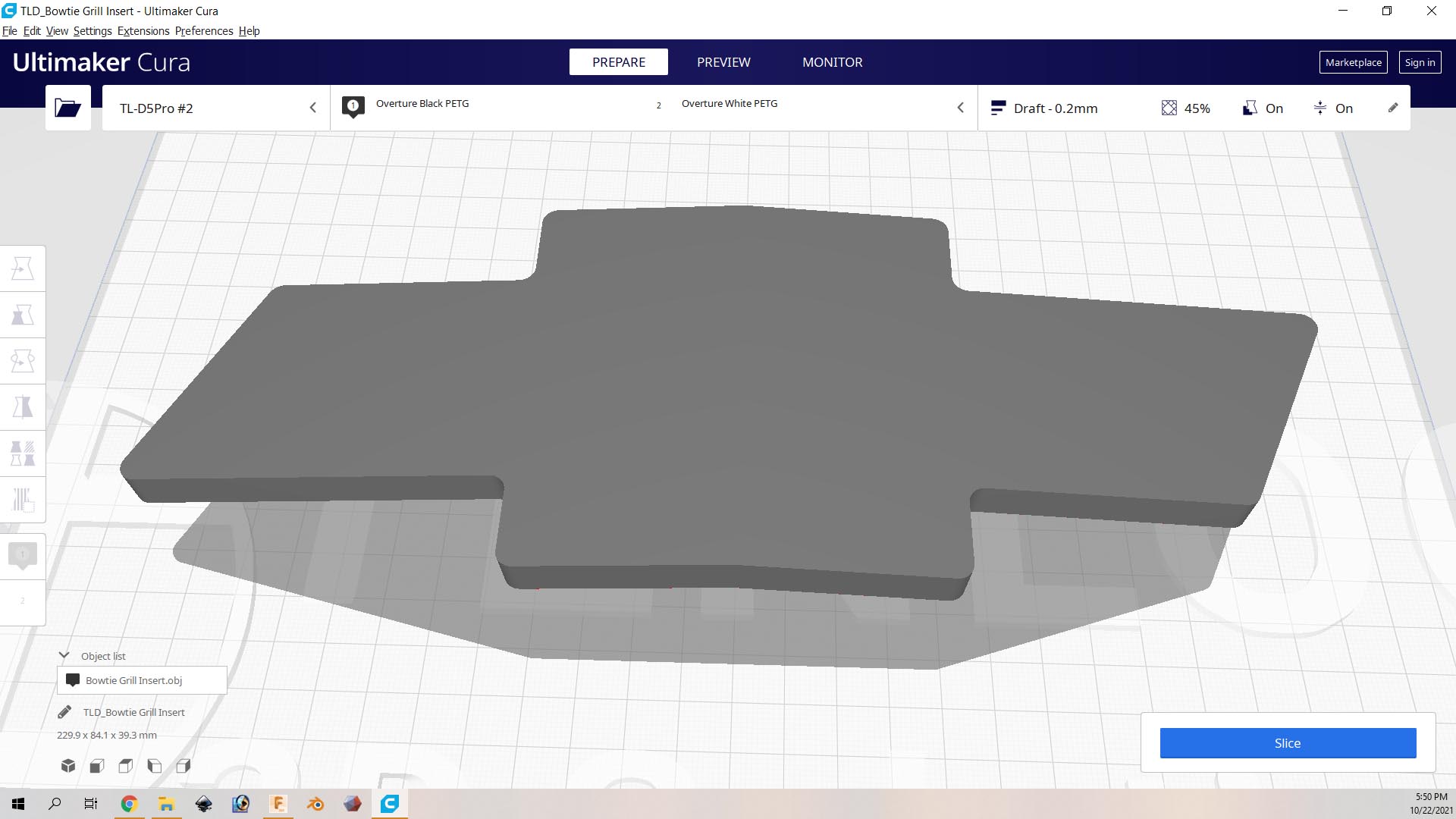 🚙 Chevrolet Grille Bowtie Insert・Free OBJ File for ・Cults