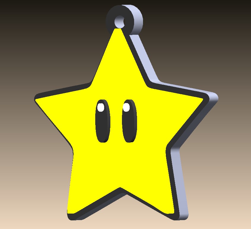 Plantilla De Estrella De Mario