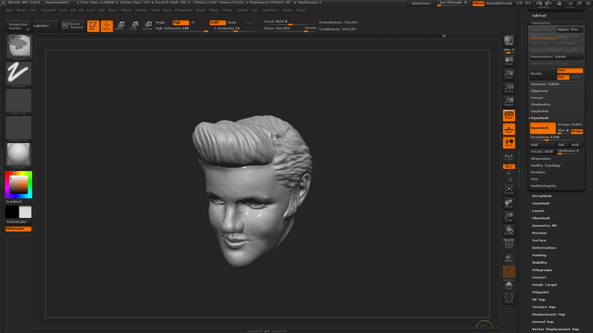 3D printer Elvis Presley The King Of Rockn Roll 3D Model STL • made ...