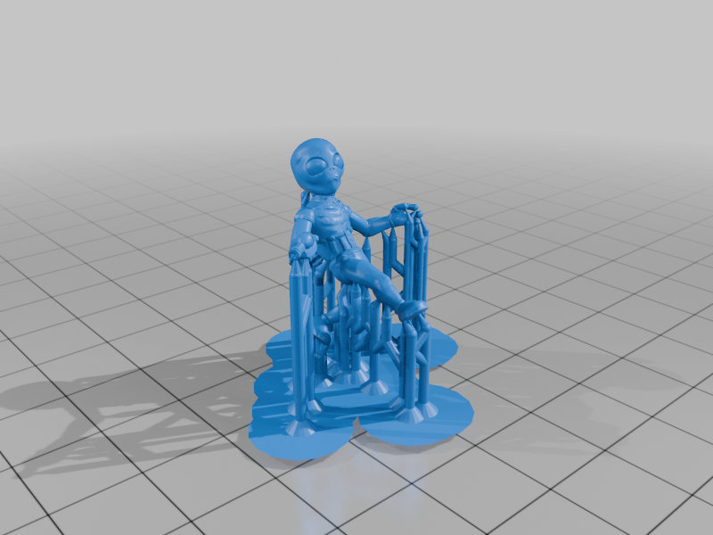 👽 Graylien Gray Alien Abductor War Party・Free 3D File for ・Cults