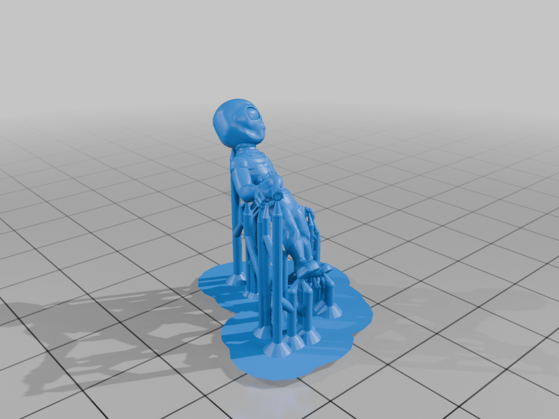 👽 Graylien Gray Alien Abductor War Party・Free 3D File for ・Cults