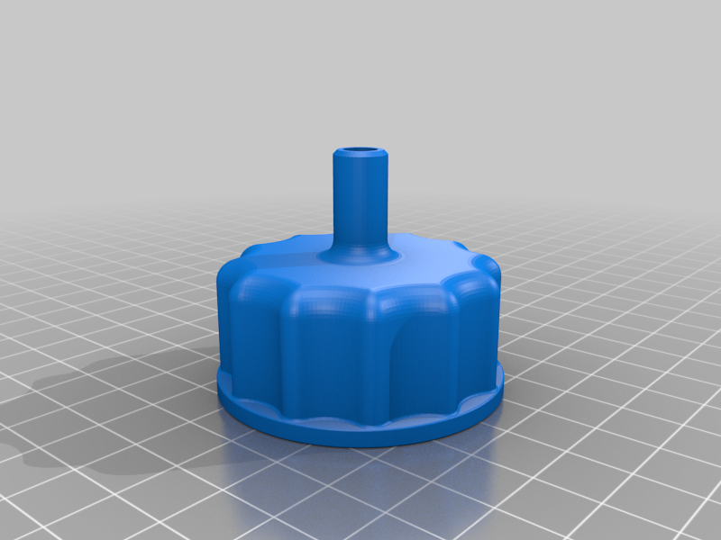 STL file Huenersdorff Canister Cap with Tube Fitting 🧢 ・3D printing ...