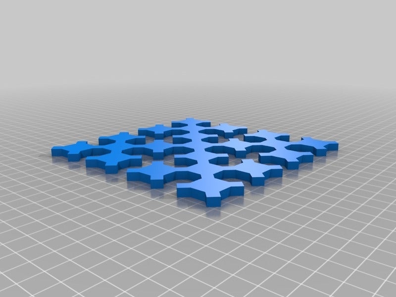 Free STL file 3rd order Sierpinski curve 🥉 (SCAD)・3D print object to ...