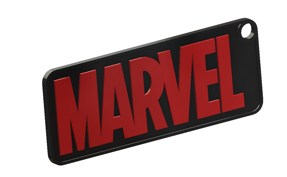 Free STL file MARVEL KEYCHAIN 🗝️ ・Model to download and 3D print・Cults