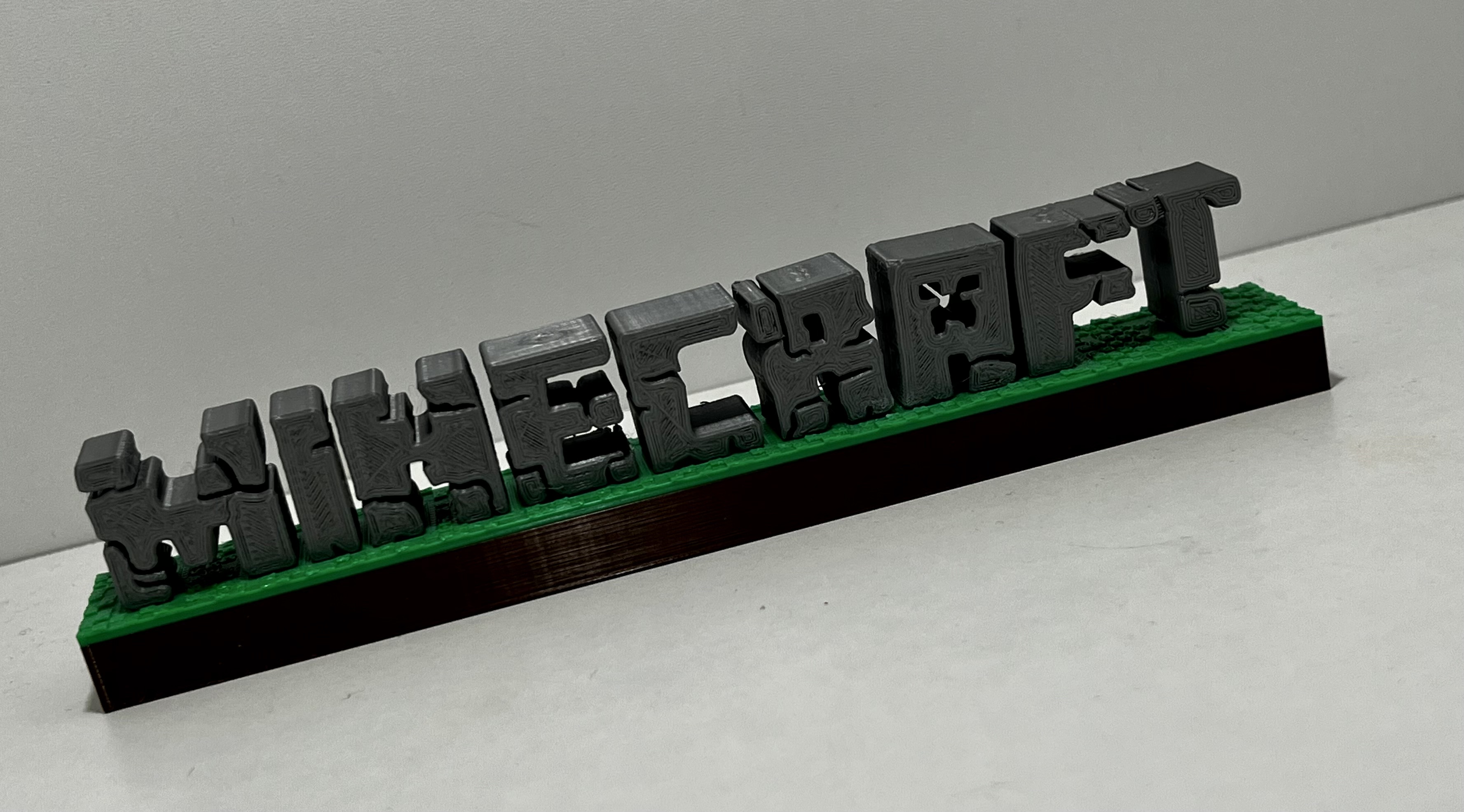 3d Minecraft Logo De Toyboys | Minecraft 3D Icon Light Alex