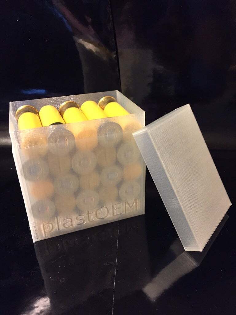Free STL file Plastic OEM Style 20 Gauge 3" Shothell Box 📦 ・3D print ...