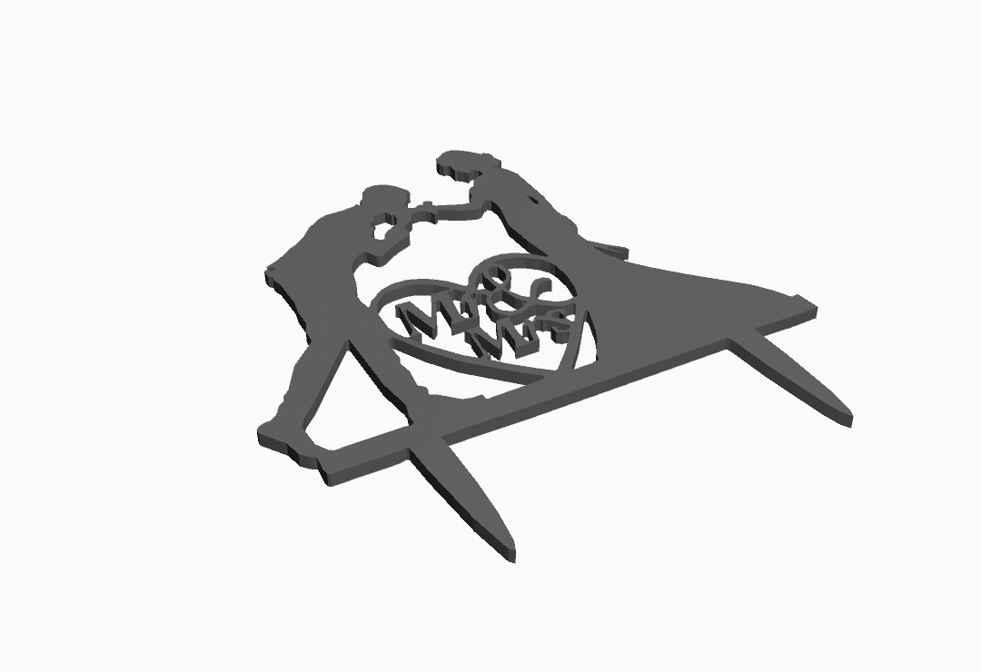 STL file Love (7 cake design) ️‍🔥 ・3D print design to download・Cults