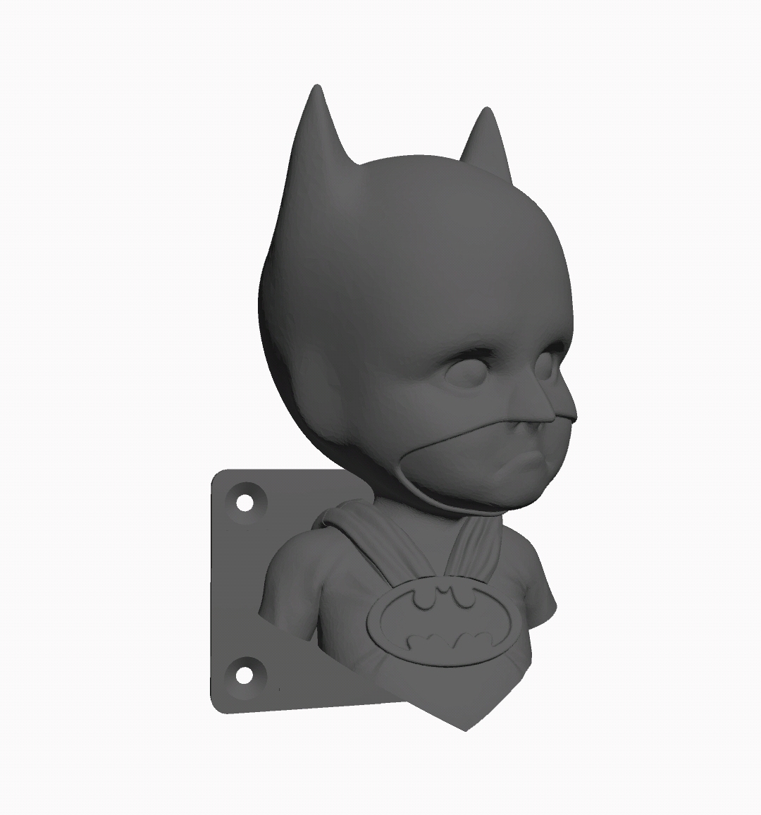 STL file Little batman floating 👽 ・3D printable model to download・Cults