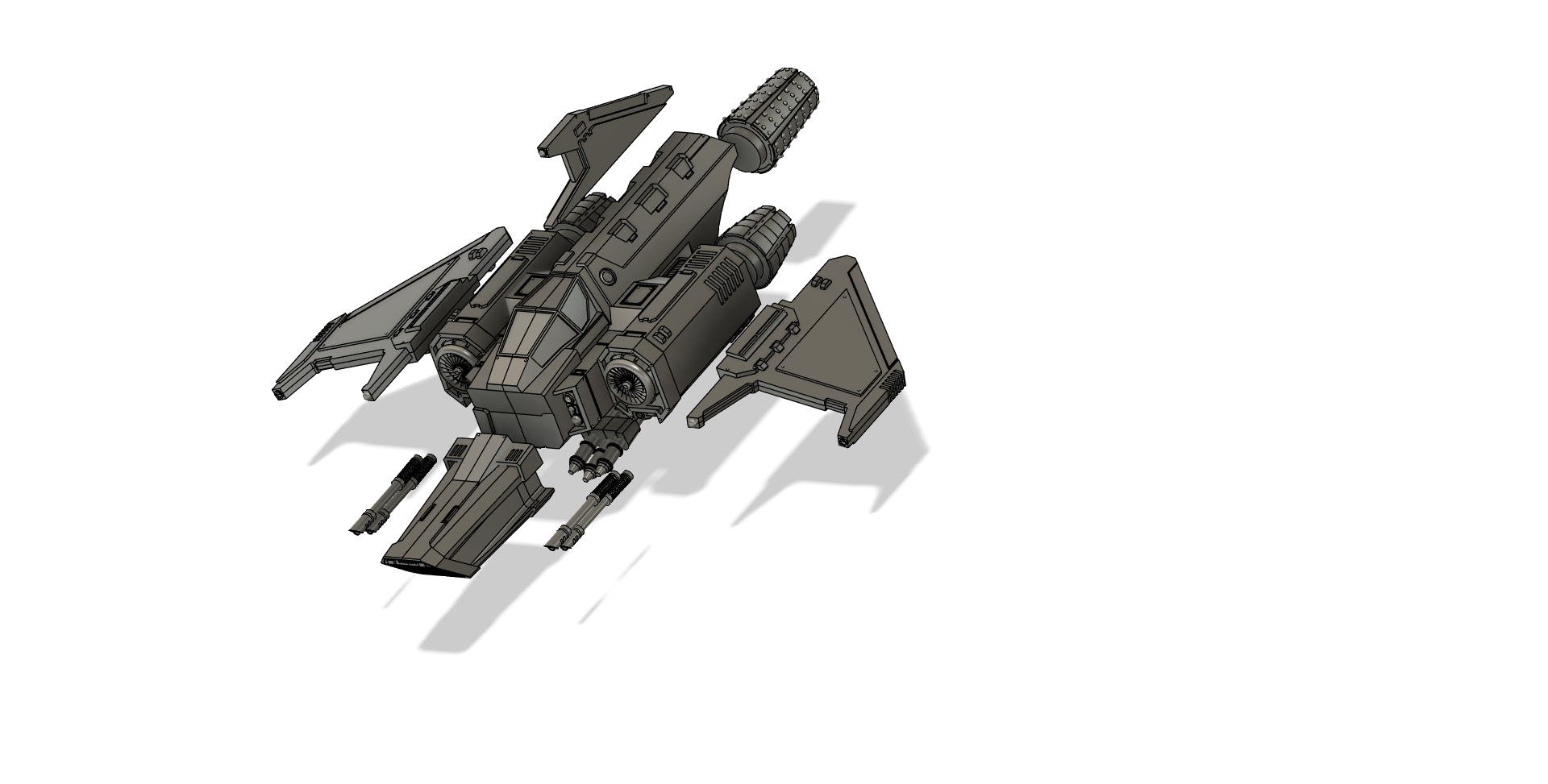 STL file X-P Fighter Jet 🎲 ・Design to download and 3D print・Cults