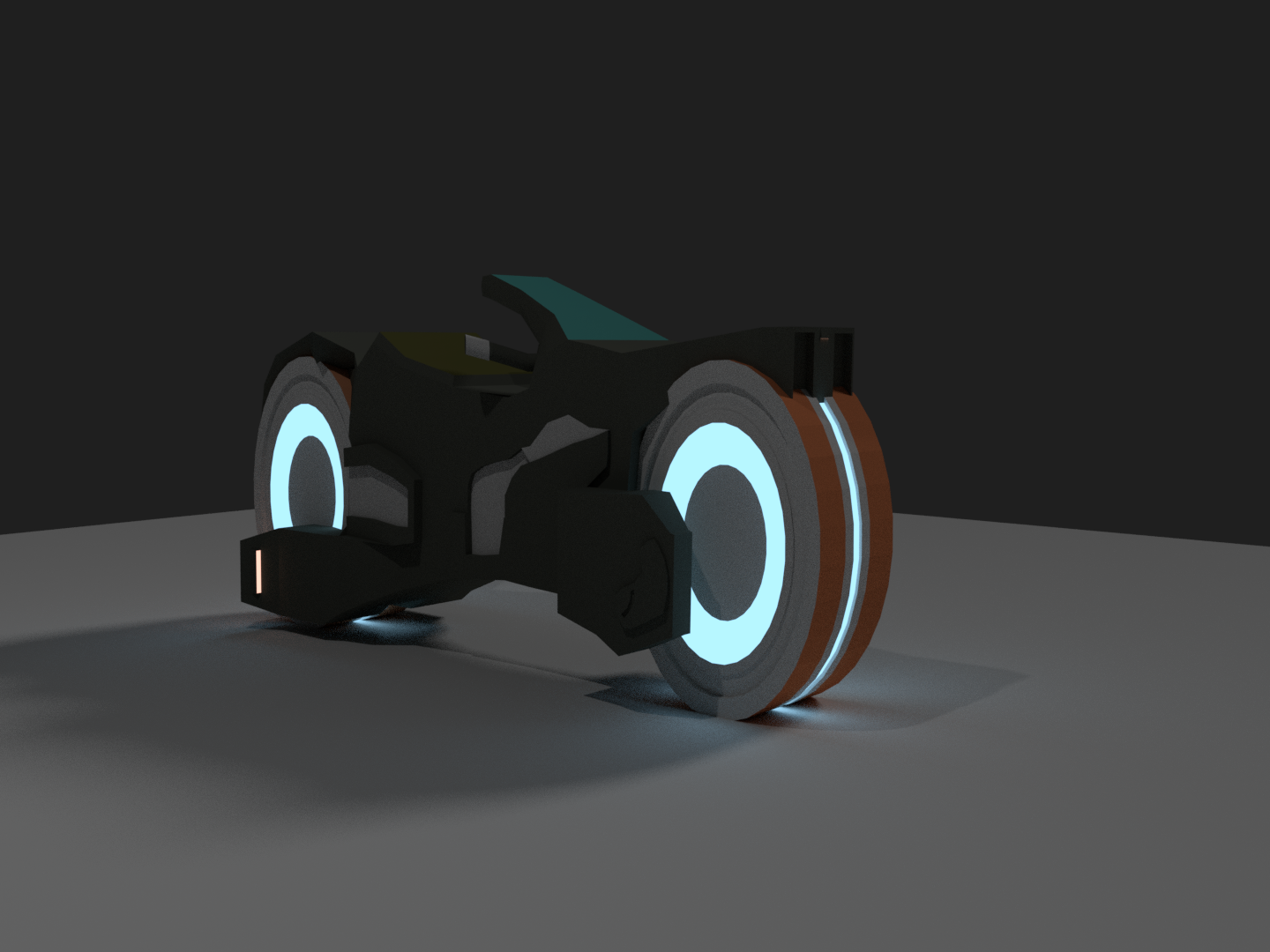 3D file Lowpoly scifi bike 🎲 ・3D printable design to download・Cults