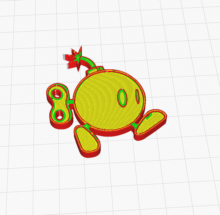 STL file MARIO BOMB KEYCHAIN 💣 ・3D print design to download・Cults